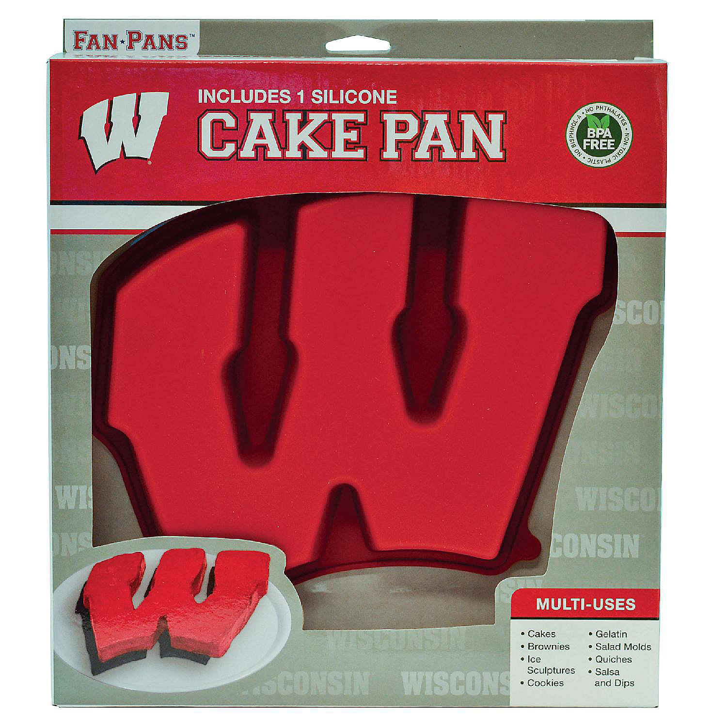 Wisconsin Badgers Cake Pan | Oriental Trading