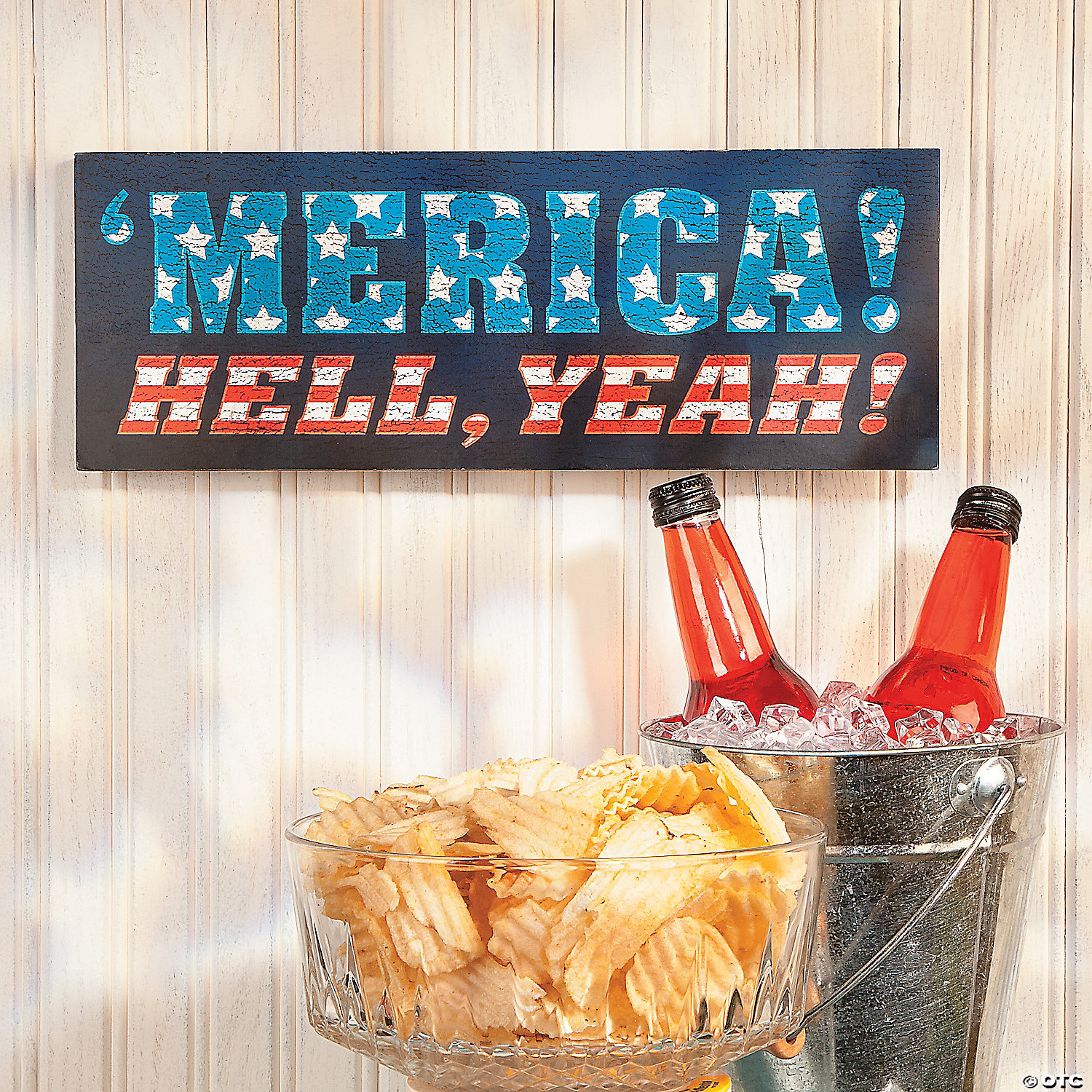 Wooden ‘Merica Sign | Fun Express