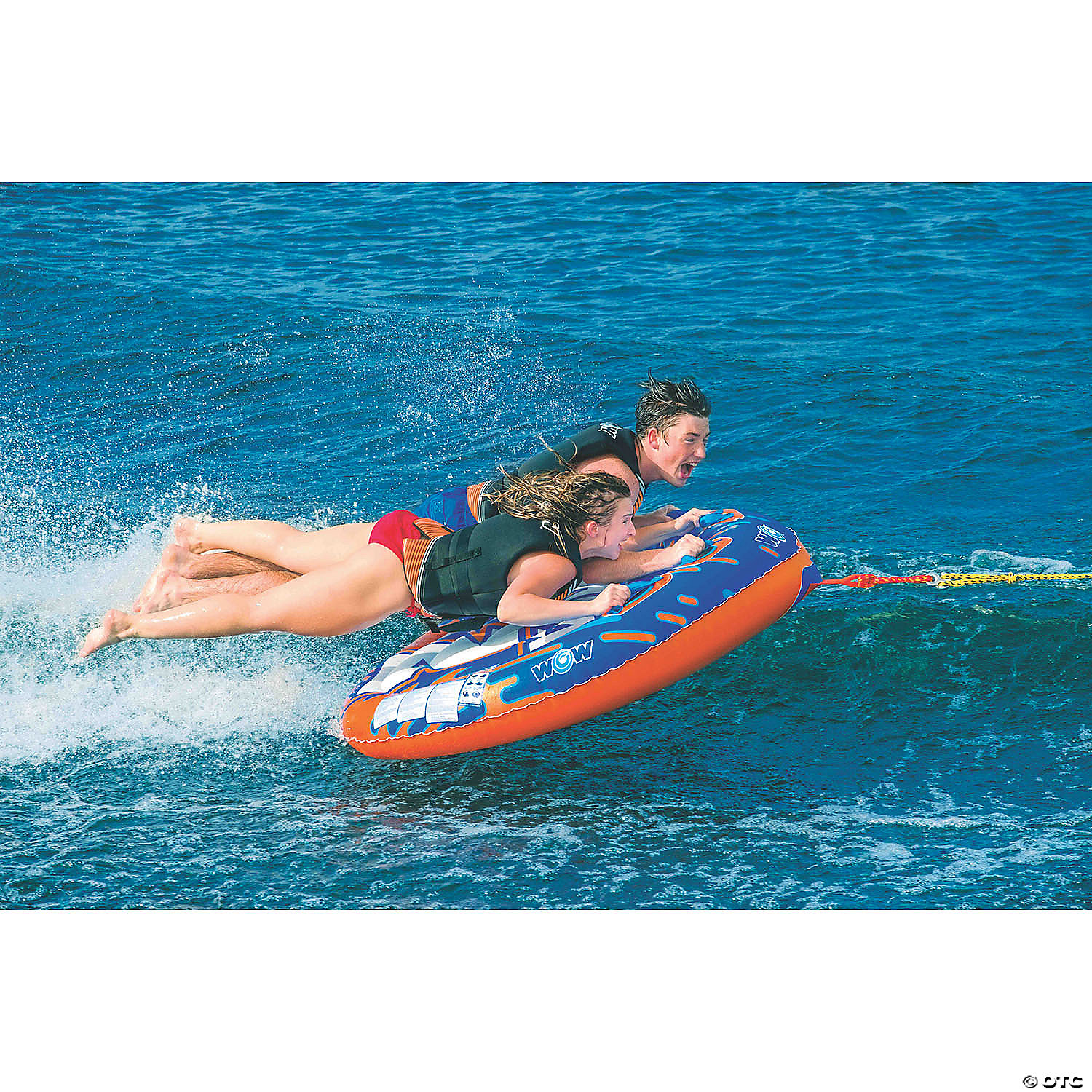 Wow Nova 2 Person Towable Deck Tube | Oriental Trading