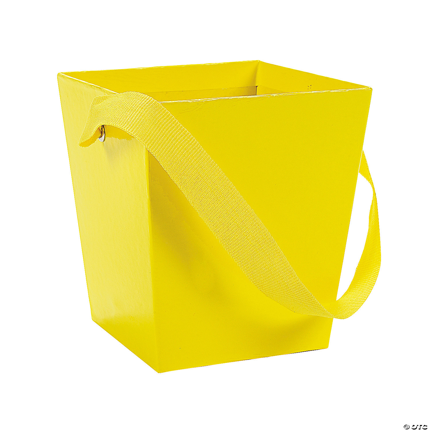 Yellow Buckets with Ribbon Handle