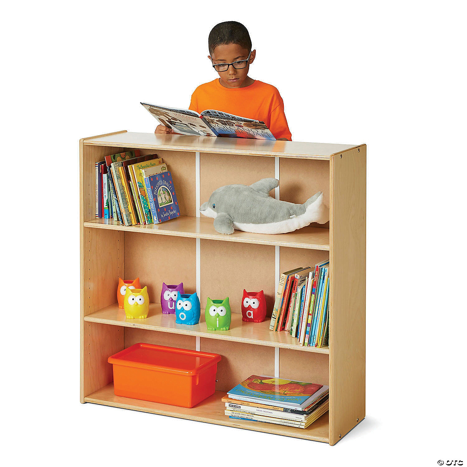 Young Time Short Adjustable Shelf Bookcase | Oriental Trading