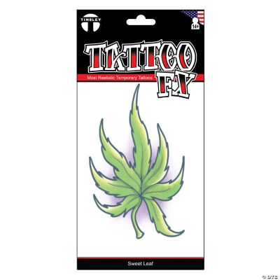 Tinsley Transfers Sweet Leaf Temporary Tattoo | Oriental Trading