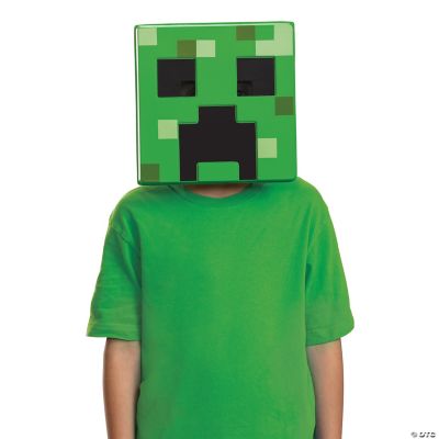Kids Minecraft™ Creeper 3D Paper Mask | Oriental Trading