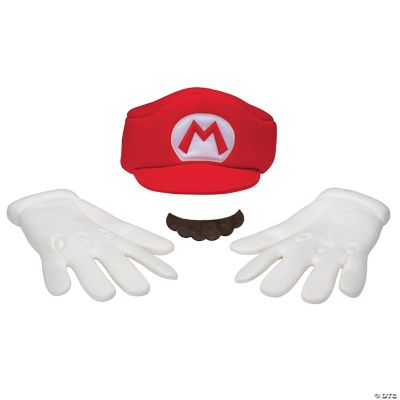 Adults Elevated Super Mario Bros™ Mario Costume Accessory Kit ...