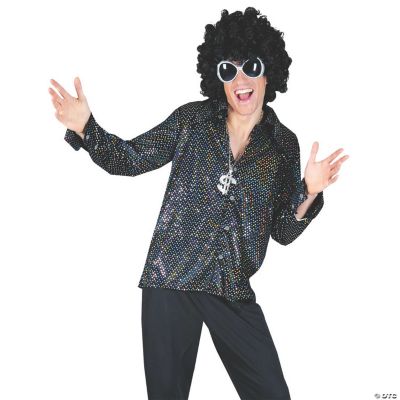 Men’s Boogie Night Shirt Costume - Medium