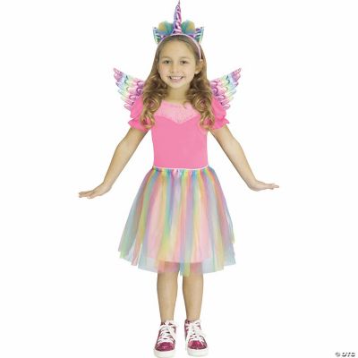 Kids Pastel Unicorn Wing Tutu Set Costume Accessory - One Size | Oriental Trading