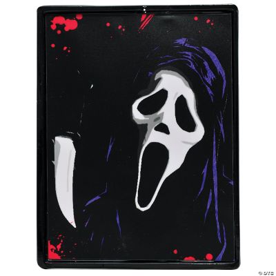 Scream™ Ghost Face® Neon Light-Up Sign Halloween Decoration | Oriental ...