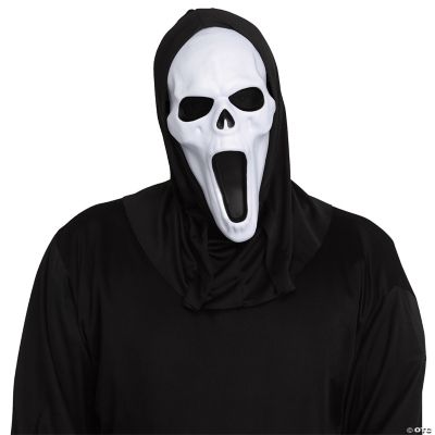 Adults Ghost Face® Banshee Mask with Black Shroud | Oriental Trading