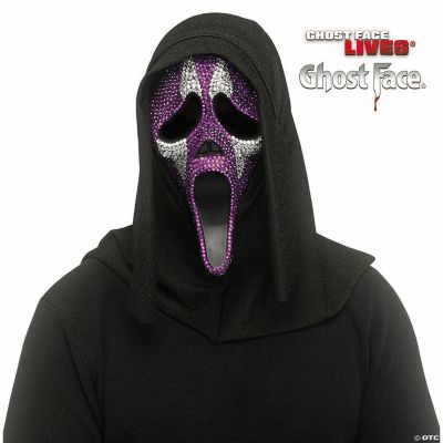 Adults Ghost Face® Bling Jester Full Face Mask