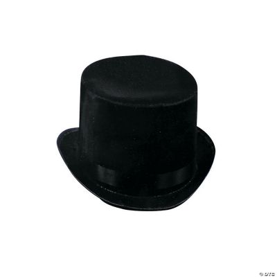 Black Trans Silk Top Hat
