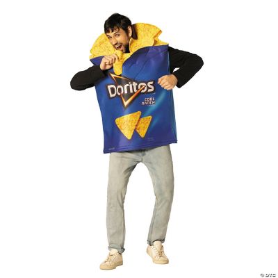 Adults Doritos™ Cool Ranch Bag with Chips Tunic Costume - One Size ...