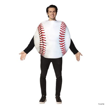 Adults Get Real Baseball Costume | Oriental Trading