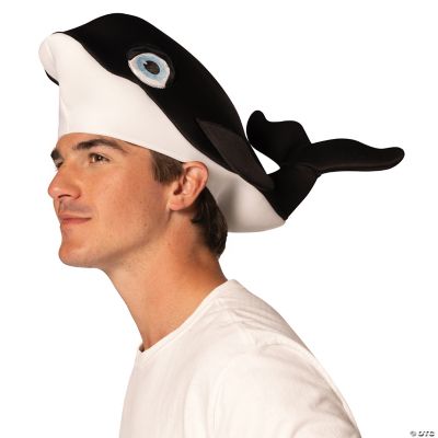 Adults Orca Whale Hat Costume | Oriental Trading