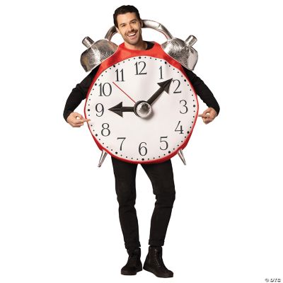 Adults Retro Alarm Clock with Bell Costume