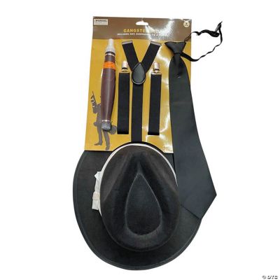 Adults Mobster Costume Accessory Kit - 4 Pc. | Oriental Trading