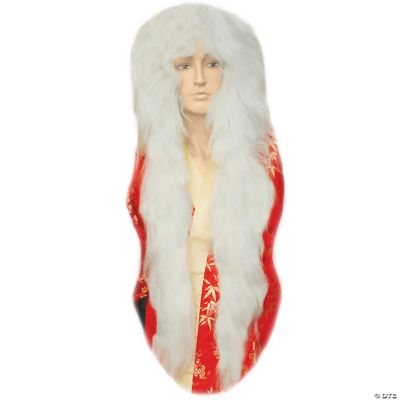 Adult's White Kabuki Bargain Wig