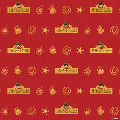 NOPE™ Jupiter's Claim Red & Yellow Wrapping Paper | Oriental Trading