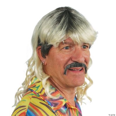 Adults Tiger Cool Cat Jewelry, Mullet and Mustache Set | Oriental Trading