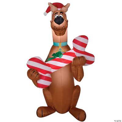 42" Airblown ® Blowup Inflatable Scooby-Doo with Bone & Built-In Lights ...
