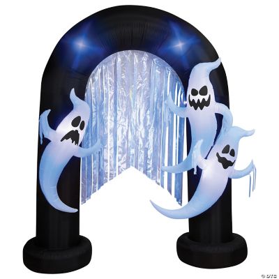 96" Airblown Inflatable Lightshow Archway w/ Ghosts Black Light ...