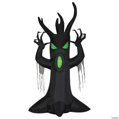 144" Airblown Inflatable Giant Scary Tree with LEDs Halloween Yard ...