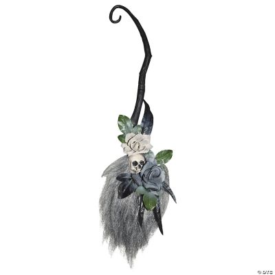 35.5" Hanging Broom Halloween Decoration | Oriental Trading