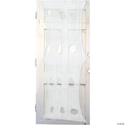 60" x 30" Cream Creepy Door Cloth Polyester Halloween Decoration ...