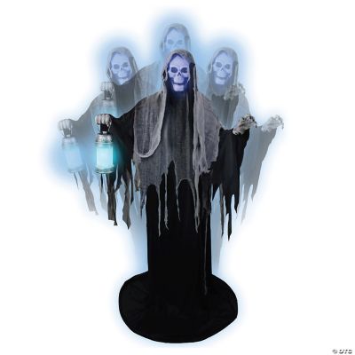 69" Animated Rising Ghost Reaper Halloween Decoration | Oriental Trading